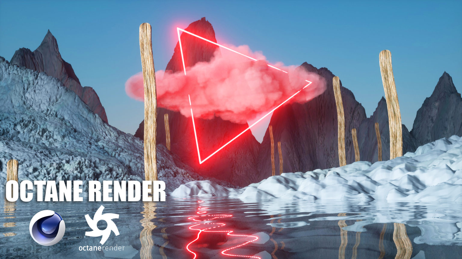 Cinema 4D Octane Tutorial - Create Landscape & Clouds Effect » Fattu Tutorials