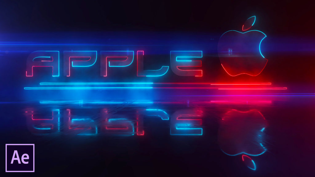 Neon Text And Logo Animation In After Effects After Effects Tutorial Saber Plugin Fattu