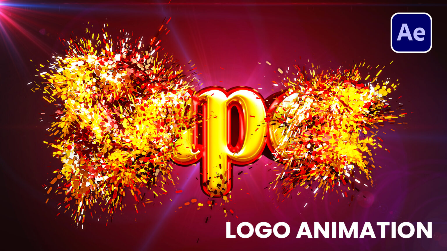 After Effects Tutorial Particles Logo Text Animation After